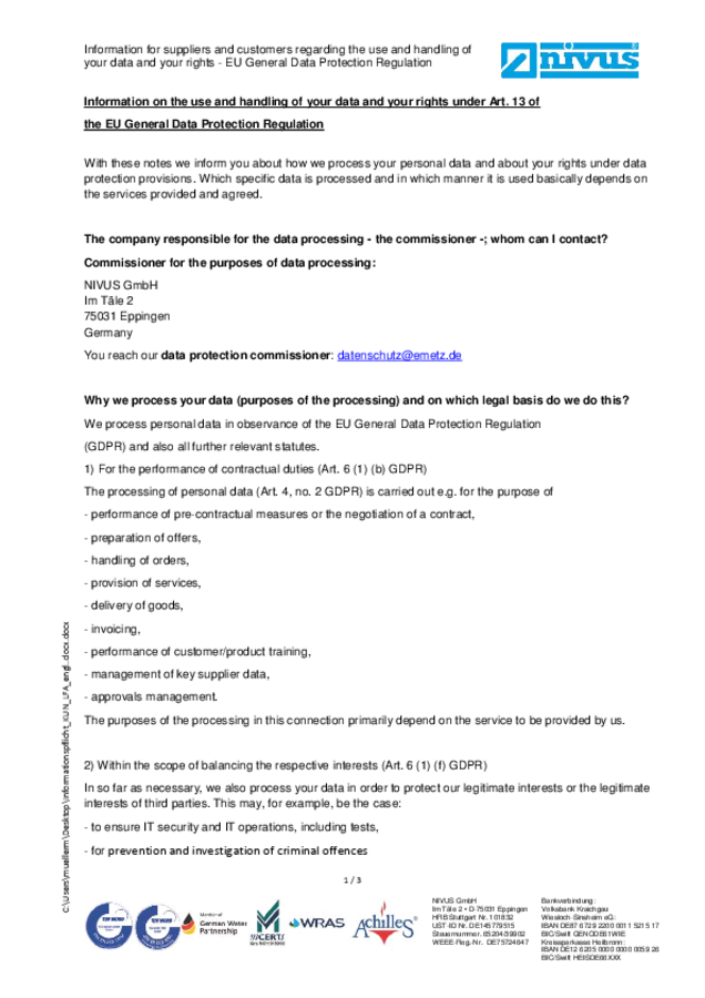 Data Protection Policy